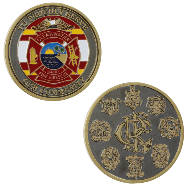 Firefighter Challenge Coins