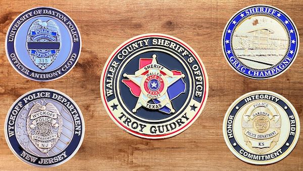 Custom Police Challenge Coins