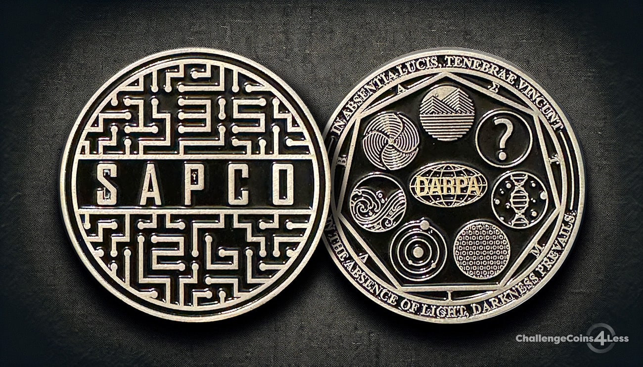 Decoding the SAPCO Challenge Coin: Symbols of Secrecy and Defense