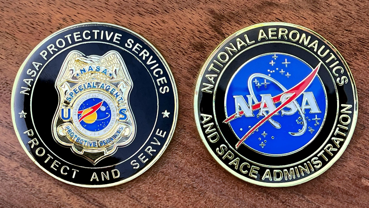 Custom NASA coins