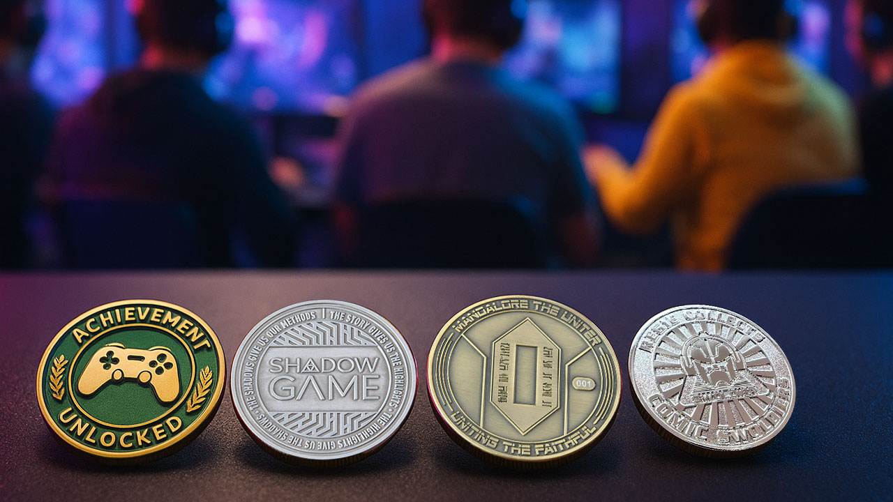 Gamer Custom Challenge Coins